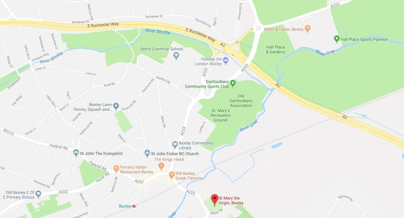 St-Marys-Bexley-Map-2 - North West Kent